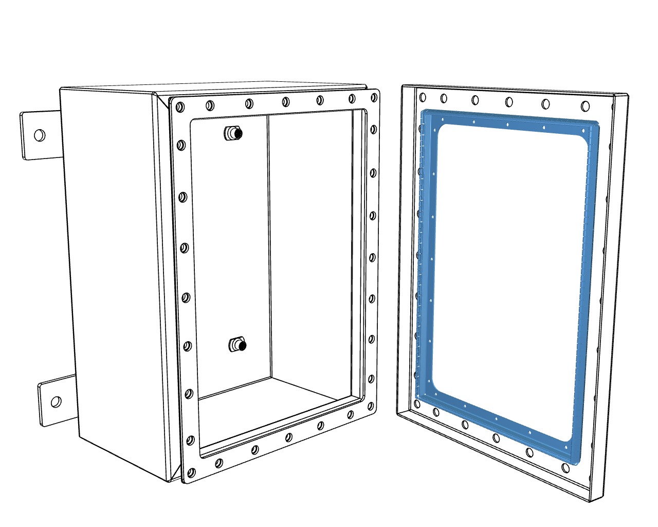 360° EMC / EMP Shielding Gasket protection for NEMA 6P/IP68 Enclosures ...