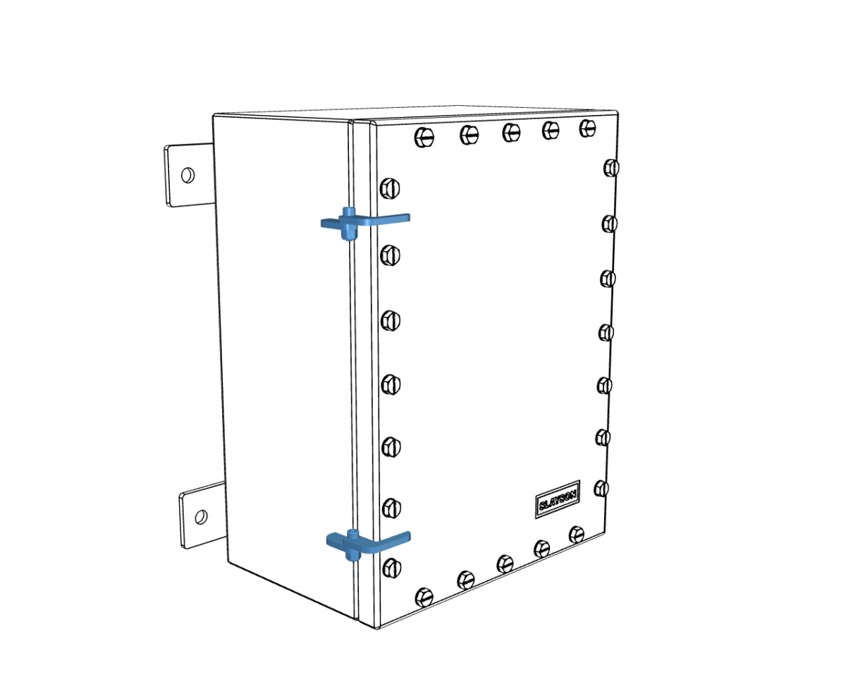 Hinged Lids for NEMA 6P/IP68 Enclosures | SLAYSON