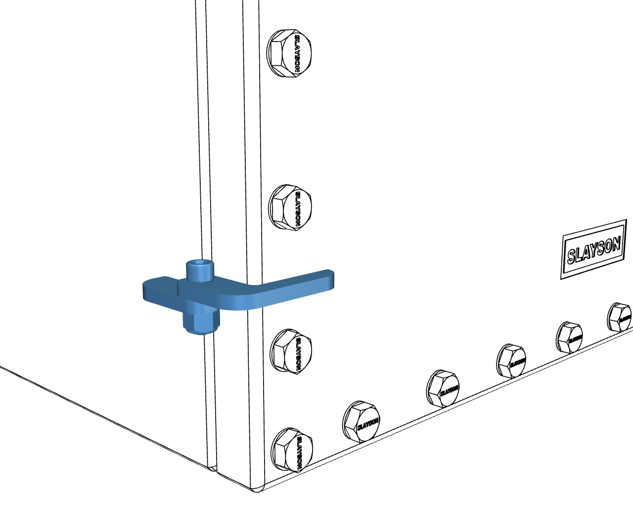 Hinged Lids for NEMA 6P/IP68 Enclosures | SLAYSON