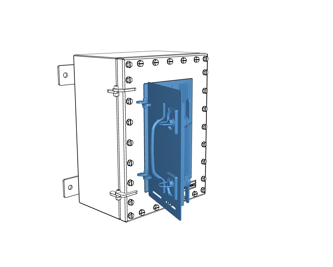 Shielded Access Door IP66 for NEMA 6P / IP68 Enclosures | SLAYSON