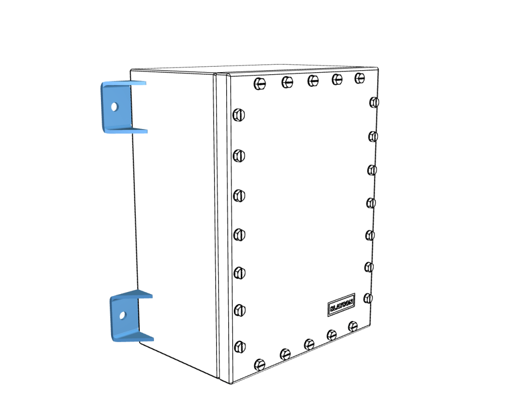 Heavy Duty Gusset Mount Tabs for NEMA 6P / IP68 Enclosures | SLAYSON