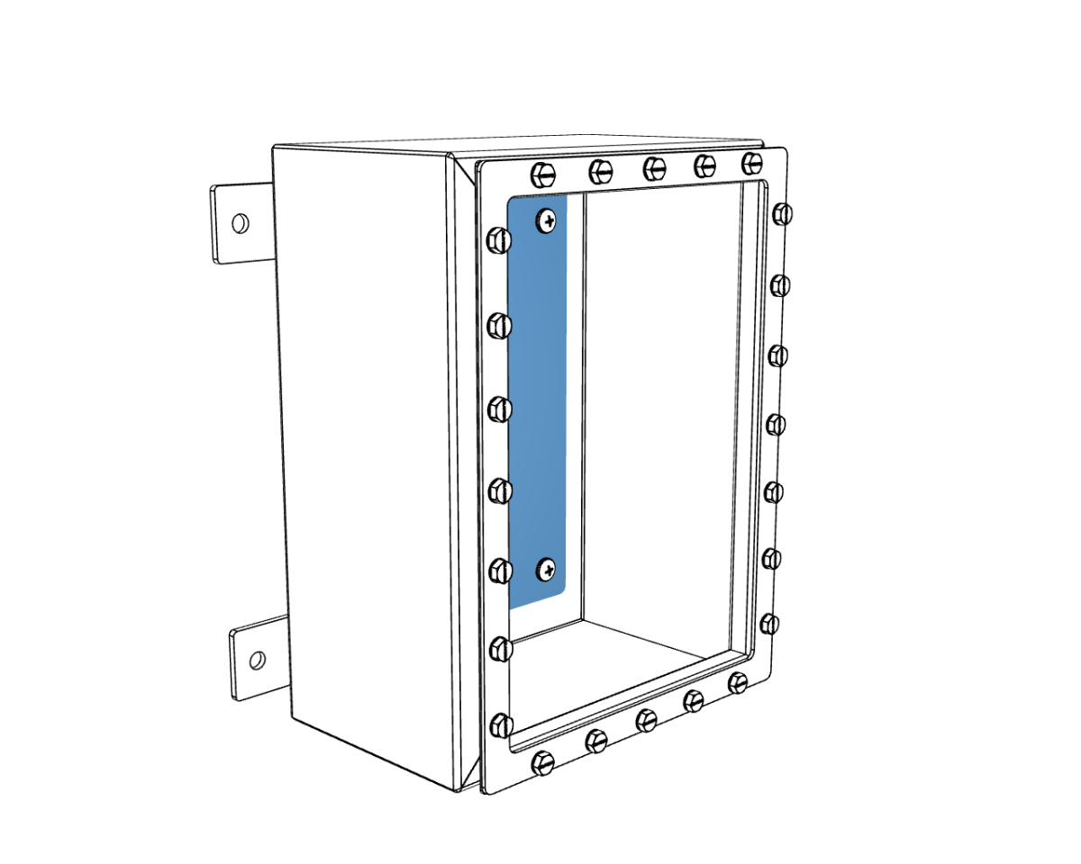 Internal Mounting Plate for NEMA 6P/IP68 Enclosures | SLAYSON