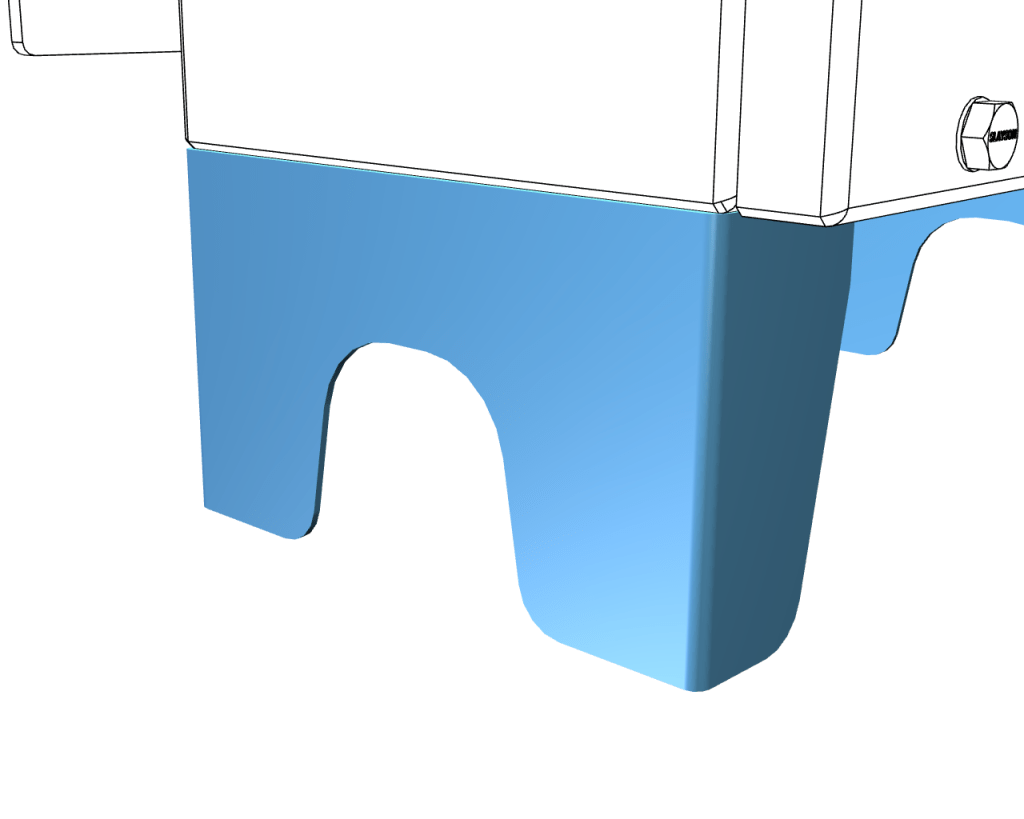 Raised Floor Mounting Plinths for NEMA 6P / IP68 Enclosures | SLAYSON